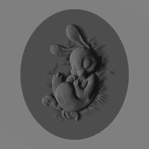 Fichier STL rabbit stl cnc design 🐇 ・Objet pour imprimante 3D à ...