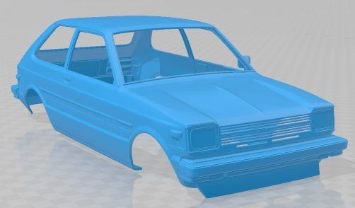 🚗 Toyota Starlet KP61 Printable Body Car・ 3D File for 3D printing・Cults