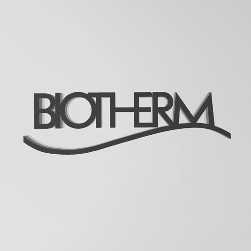 STL file BIOTHERM LOGO 🏢 ・3D printable design to download・Cults