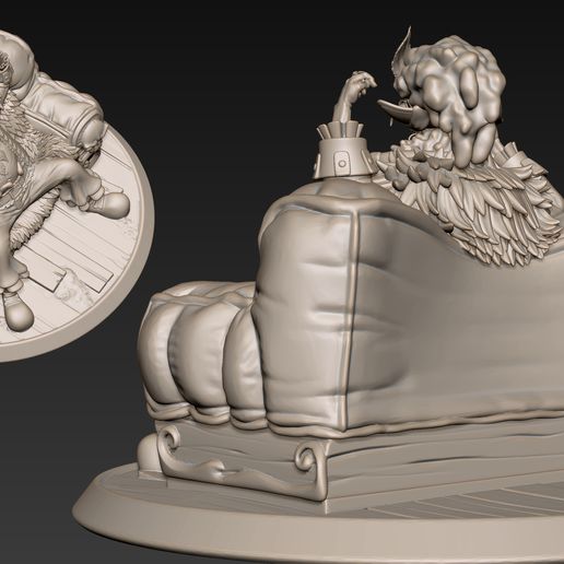 💬 One Piece Anime Blackbeard Marshall D Teach with Throne STL 3D print ...
