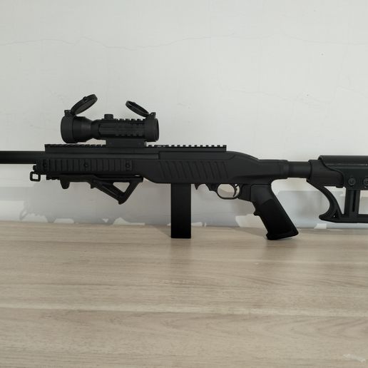🔫 Airsoft Stock M4/AR/DMR style v2・ STL File for 3D printing・Cults