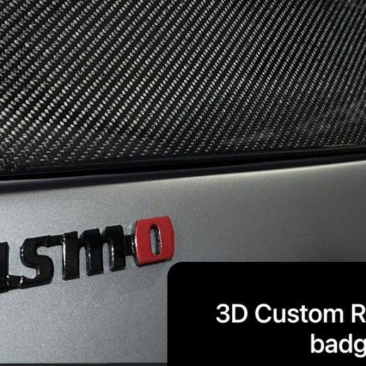 📛 Nismo rear badge・ STL File for ・Cults