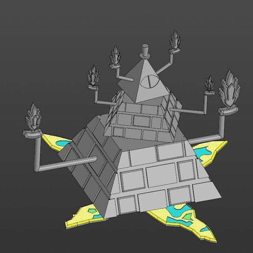 👾 bill cipher demonic form・ 3D File for 3D printing・Cults