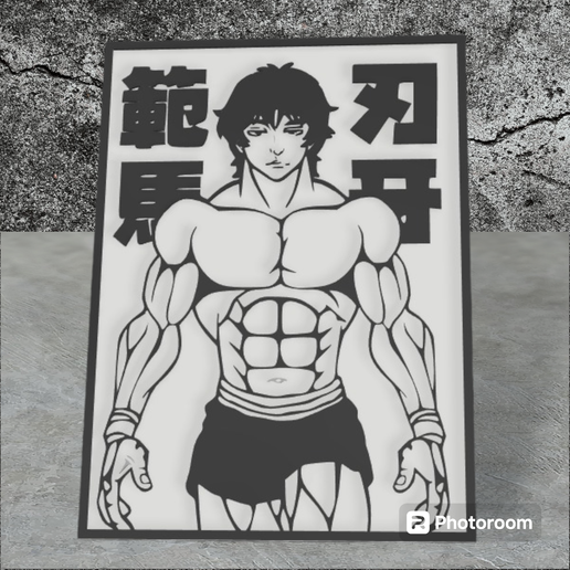 baki hanma coloring pages