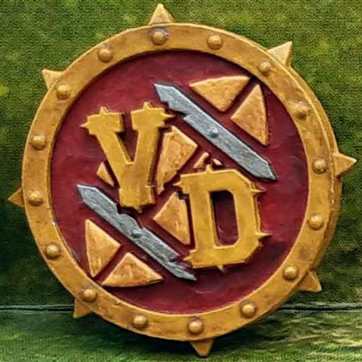 3D printed Blood Bowl Orc Token • made with AnyCubic Photon Ultra・Cults