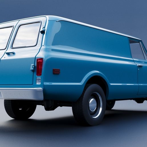 🚙 Chevrolet Panel Truck 1970・ 3D File for ・Cults