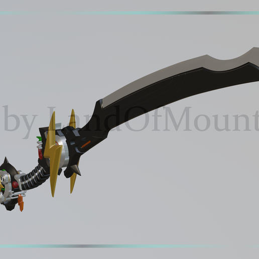 🫡 Zenless Zone Zero | Soldier 0 Anby's Swords・ STL File for 3D printing ...