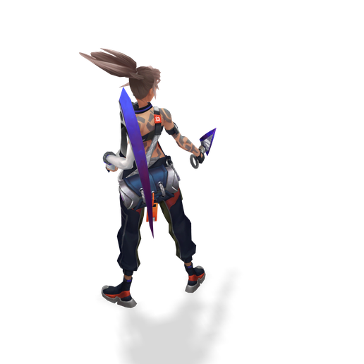STL file True Damage Akali League of Legends 3D print model 🧸 ・3D ...