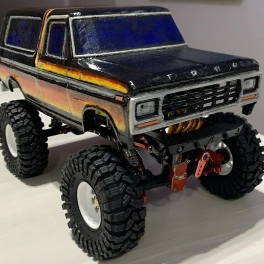 🚙 SCX24 1979 Ford Bronco Body Kit・ STL File for 3D printing・Cults
