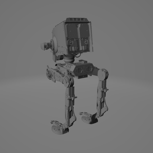 ⭐ AT-ST Walker – Star Wars Inspired・ STL File for 3D printing・Cults