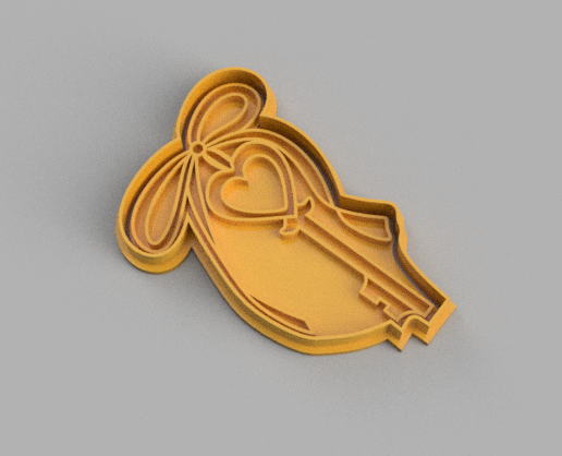🔑 Key cookie cutter・ STL File for 3D printing・Cults