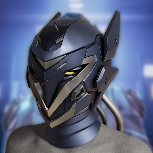 🪖 Vyse helmet valorant cosplay・ STL File for 3D printing・Cults