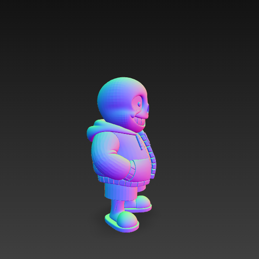 ️‍🔥 Sans Undertale・ STL File for 3D printing・Cults