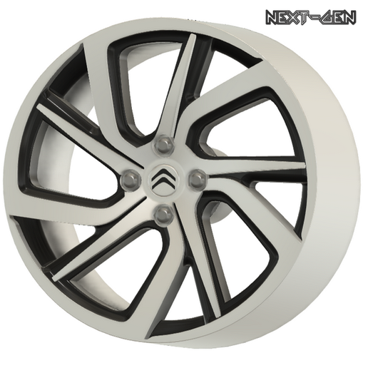 Fichier STL Next-Gen - Citroen DS-3 Rim - Real Rims For Scale Model ...