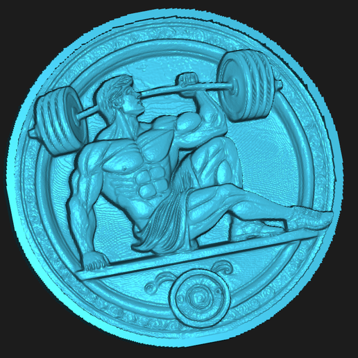 3D file BODYBUILDER 6 🎄 ・3D print object to download・Cults