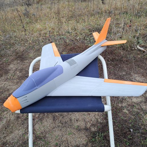 ⚡ Micro F-86 Sabre 560mm 30mm Fan (L3D)・ 3D File for 3D printing・Cults