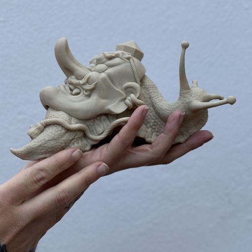 🐌 tengu mask / snail tengu・ 3D File for 3D printing・Cults