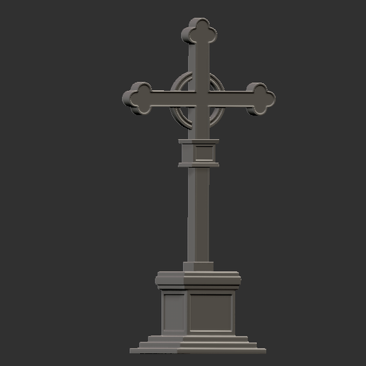 Gothic Cross - 1/12 Scale・ STL File for 3D printing・Cults