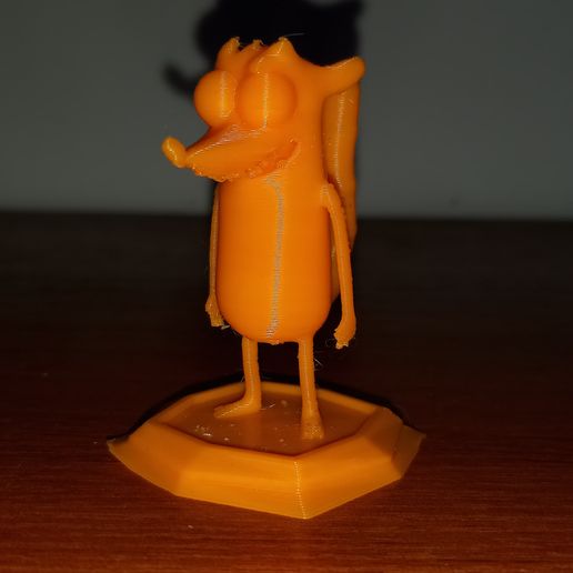 3D printable Rigby - Regular Show • made with Ender 3・Cults