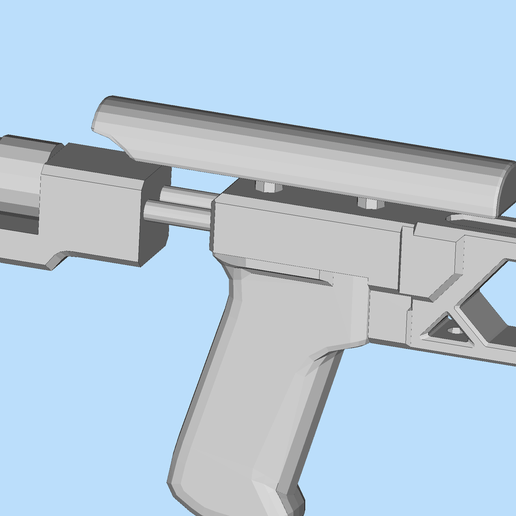 🦸 617 CCL Tactical Rifle Modified Stock (PKM) - 102 3D Printed Model (1 ...