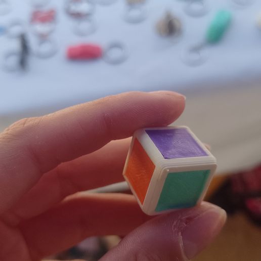 🎨 color dice・ STL File for 3D printing・Cults