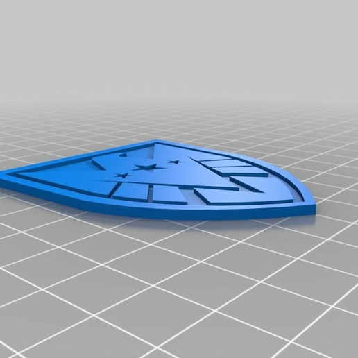 🛡️ The Real Shield Logo・Free 3D File for ・Cults