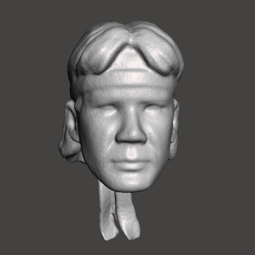 STL file WWE WWF LJN Style Ricky Steamboat Custom Head Sculpt 🤼 ・3D ...
