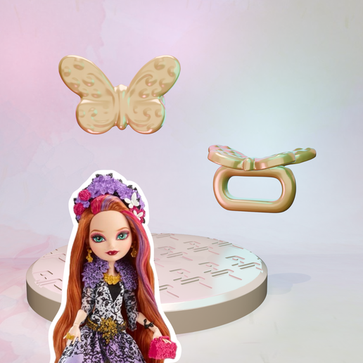💍 Anillo de recambio Ever After High Spring Unsprung Holly O'Hair ...