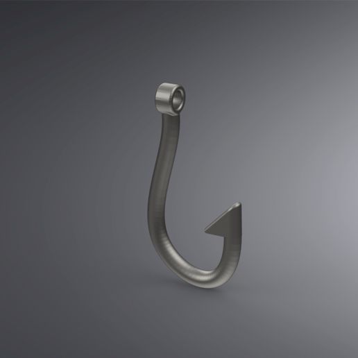 🐠 Fish hook keychain・ STL File for ・Cults