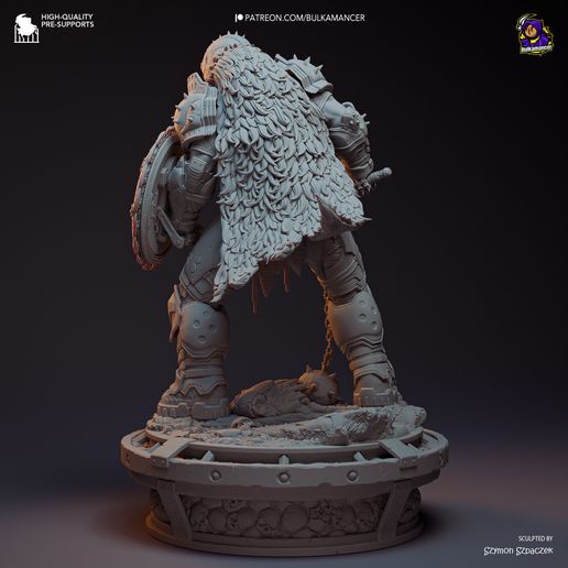 🛡️ Doom Slayer | Doom: Dark Ages | 299mm・ 3D File for 3D printing・Cults