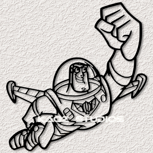 buzz lightyear coloring page easy