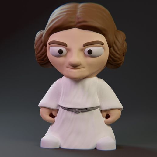 STL file Princess Leia Mini 👸 ・3D printable design to download・Cults