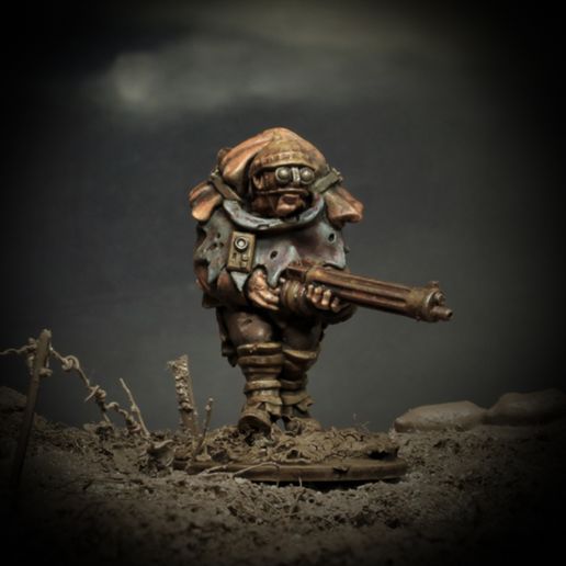 STL file Last War Machine Gunner - Hugo Buzzsaw 🎲 ・3D print design to ...