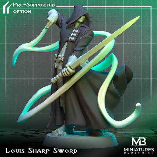3D file Louis Sharp Sword 🗡️ ・3D printable model to download・Cults