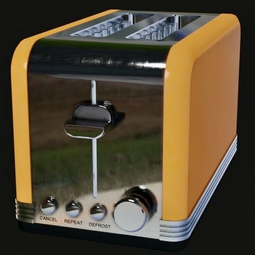 3D file Toaster 3D Model by CGHawk 🍔 ・3D printable model to download・Cults