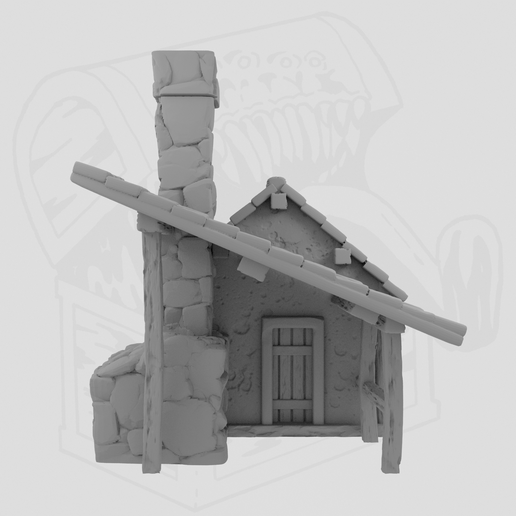 🏘️ Medieval Town: Blacksmith Shop・ STL File for 3D printing・Cults