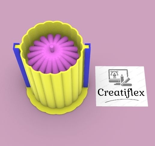 STL file Ribbed Candle Mold Kit #2 🕯️ ・Model to download and 3D print・Cults