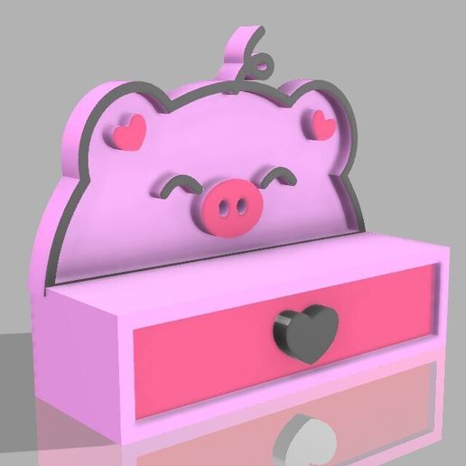 🏢 Piggy Shelf・ 3MF File for 3D printing・Cults