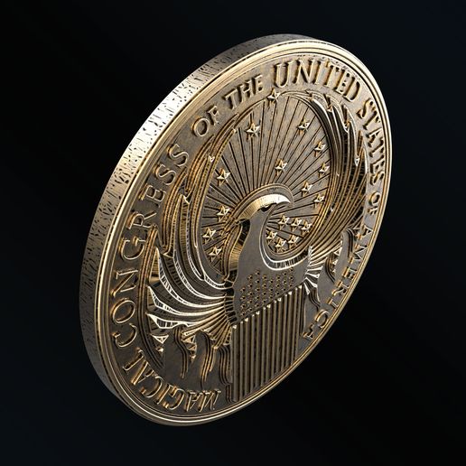 👾 Macusa Logo - Fantastic Beasts Inspired・ STL File for 3D printing・Cults