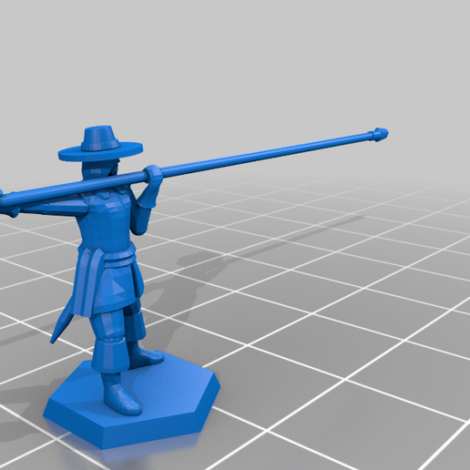 🎲 30 Years War Pikemen・Free 3D File for ・Cults
