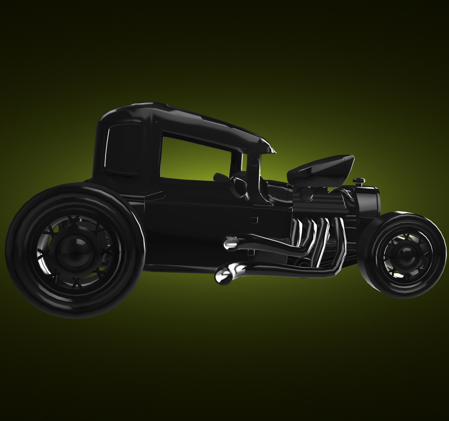 Archivo STL Hill Climb Racing 2 HotRod・Objeto imprimible en 3D para descargar・Cults