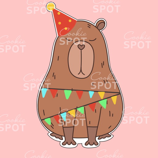 STL file Capybara Cookie Cutter 🍪 ・3D print model to download・Cults