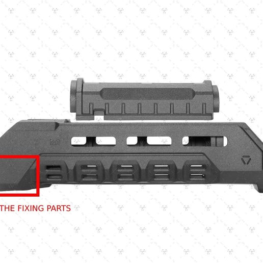 🔫 Strike KUSA Polymer Handguard adapter for WELL PRO WE06 GBBR・ STL ...