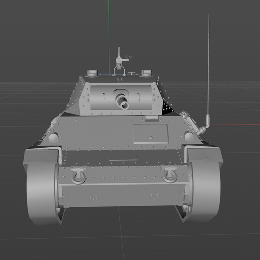 🤌 Material del modelo 3D del tanque italiano "Fiat-Ansaldo" P26-40 ...
