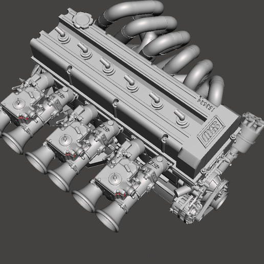 🛞 Os Giken Tc24-b1z L28 Engine 1/24 scale・ OBJ File for 3D printing・Cults