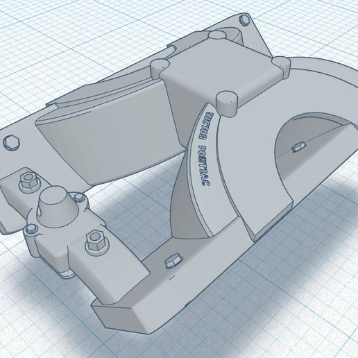 👽 1/24 scale Victor Pontiac Edelbrock intake・ STL File for ・Cults