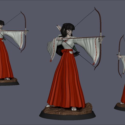 🇯🇵 kikyo - Inuyasha・ STL File for 3D printing・Cults