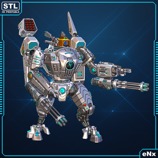 ⚒️ Mech Commander Series 8 (85-86)・ 3D File for 3D printing・Cults