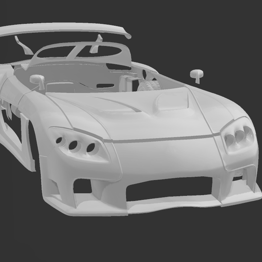 🚗 rx7 veilside 1/24tamiya・ STL File for 3D printing・Cults