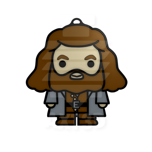 Archivo STL Llavero Rubeus Hagrid-Harry Potter 🗝️ ・Plan para descargar ...
